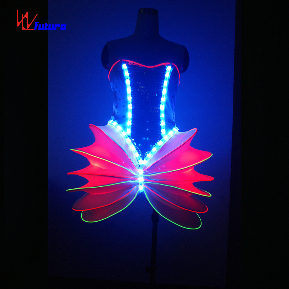 Buy Wl-008 Led Teletubbies Glowing Skirt Led Dress For Girls ...