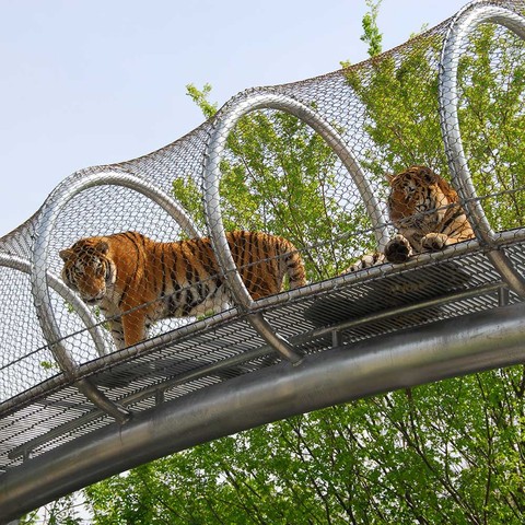 Buy Woven Technique Rope Mesh Zoo Cages/animal Cages And Enclosures ...