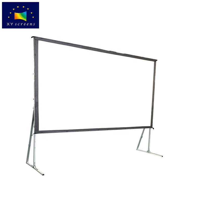 Buy Xyscreens 150 Inch Fast Foldable Projection Screen With Support ...