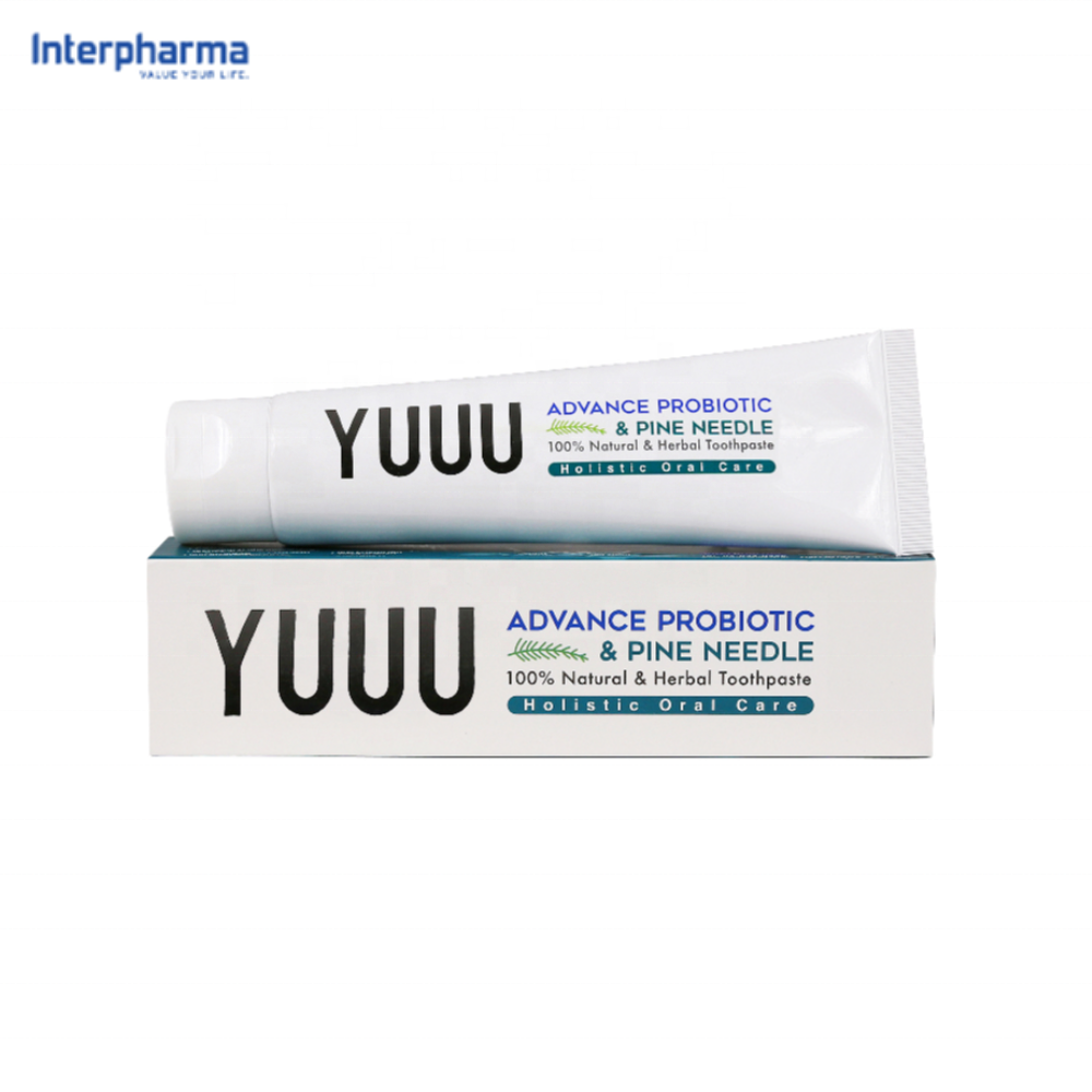 Buy Yuuu Advance Probiotic And Pine Needle Whitening Organic Toothpaste ...
