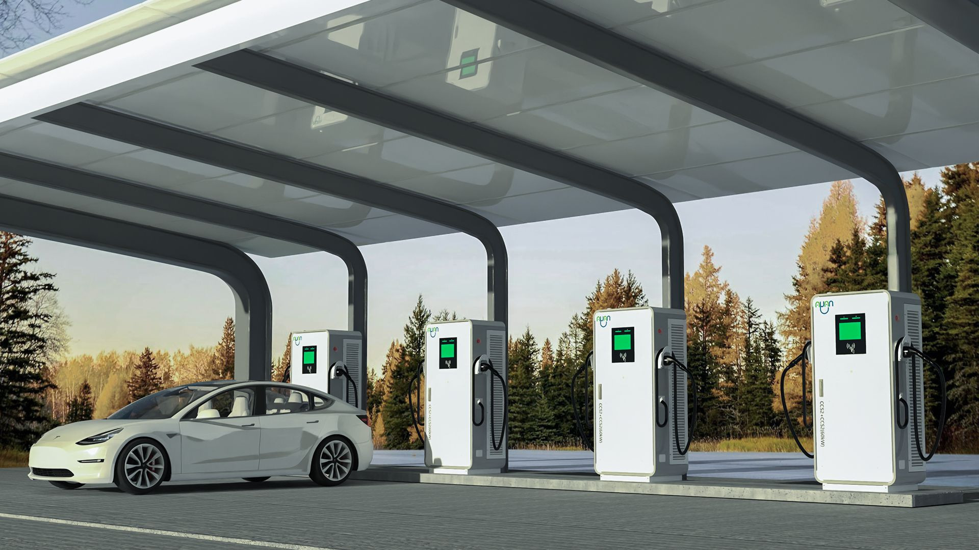 Buy Standalone 60kw Dual Gun Ccs 2 Ev Charger from NAYA (HUIZHOU ...