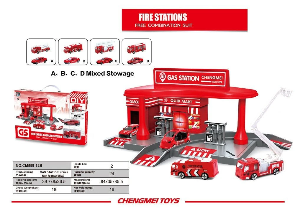 Buy Diy Gas & Fire Station Combination Set from Rich Regal Enterprise ...