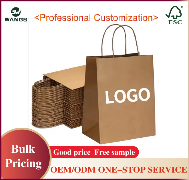 Buy Food-grade Kraft Paper Bags – Perfect For Takeaway & Groceries from ...