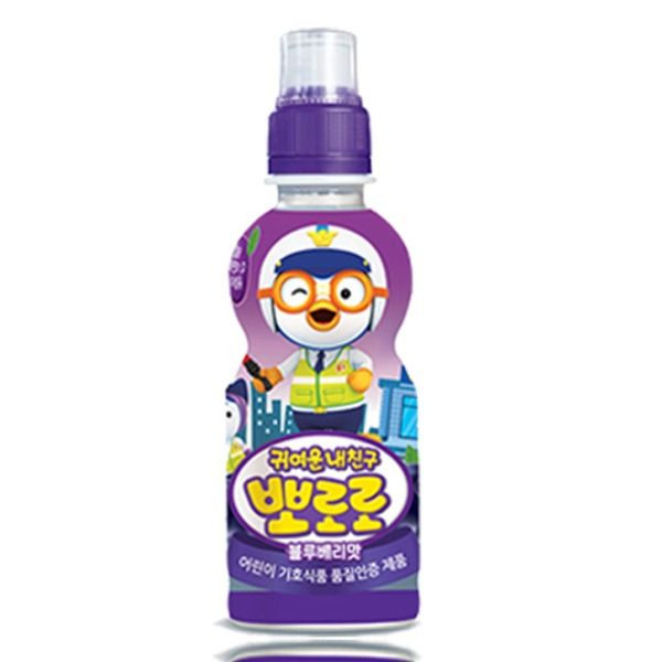 Buy Pororo Blueberry Beverage 235ml from GN KOREA, South Korea ...