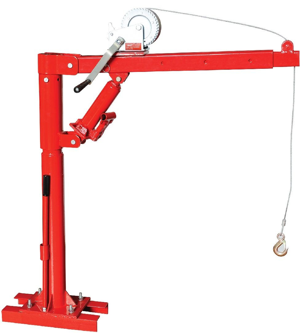 Buy 1000lb.pickup Crane With Hand Winch from Jiashan Powerful Machinery ...