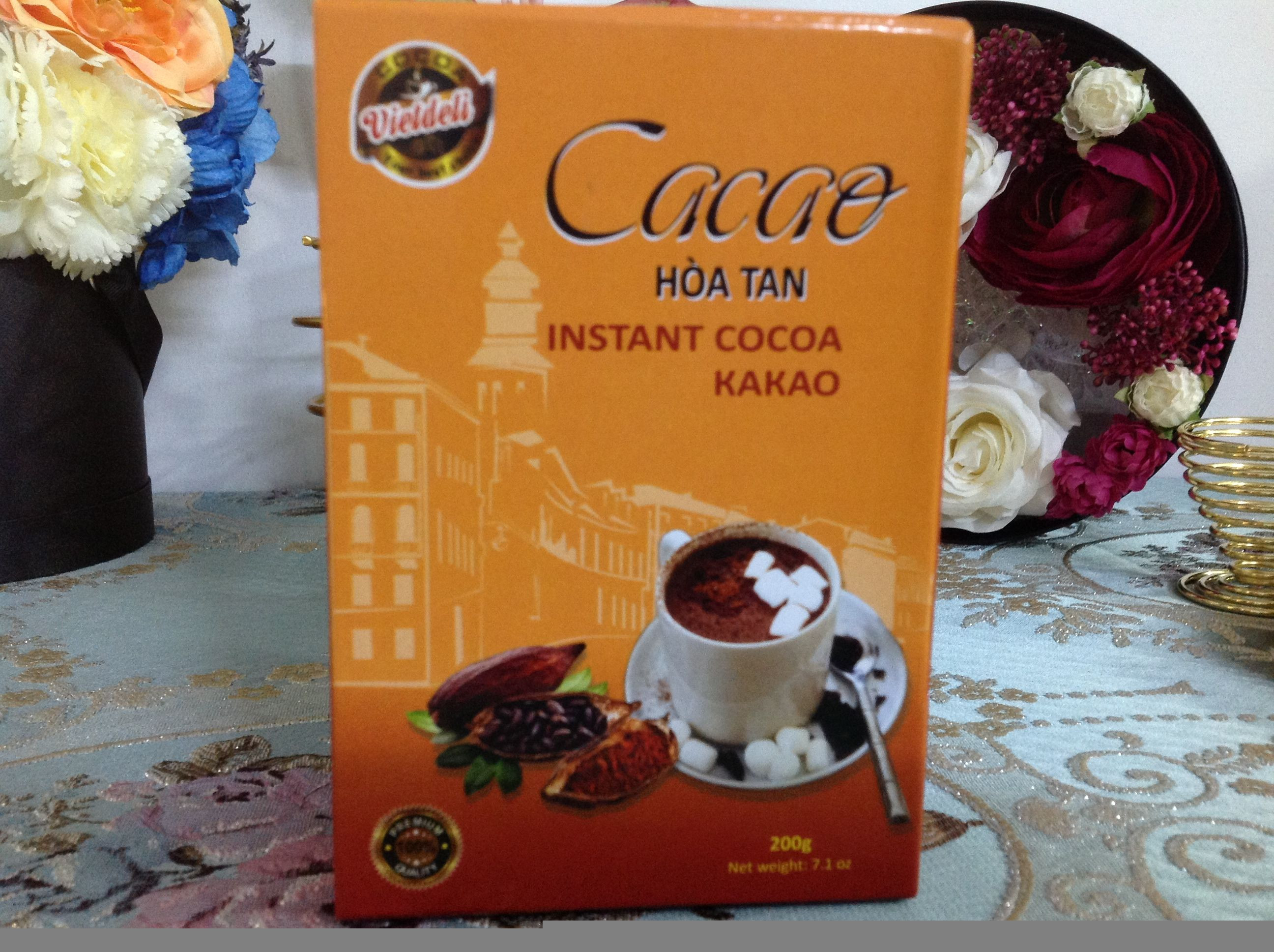Buy Instant Cocoa Powder 2 In 1 - Box 200g - Vietdeli from VIET DELI ...