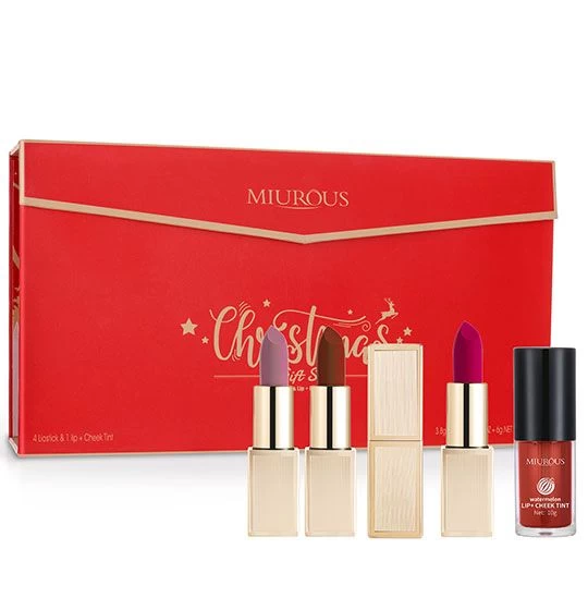Buy Christmas Lipstick& Lip Tint Gift Set from Guangdong Bawei ...