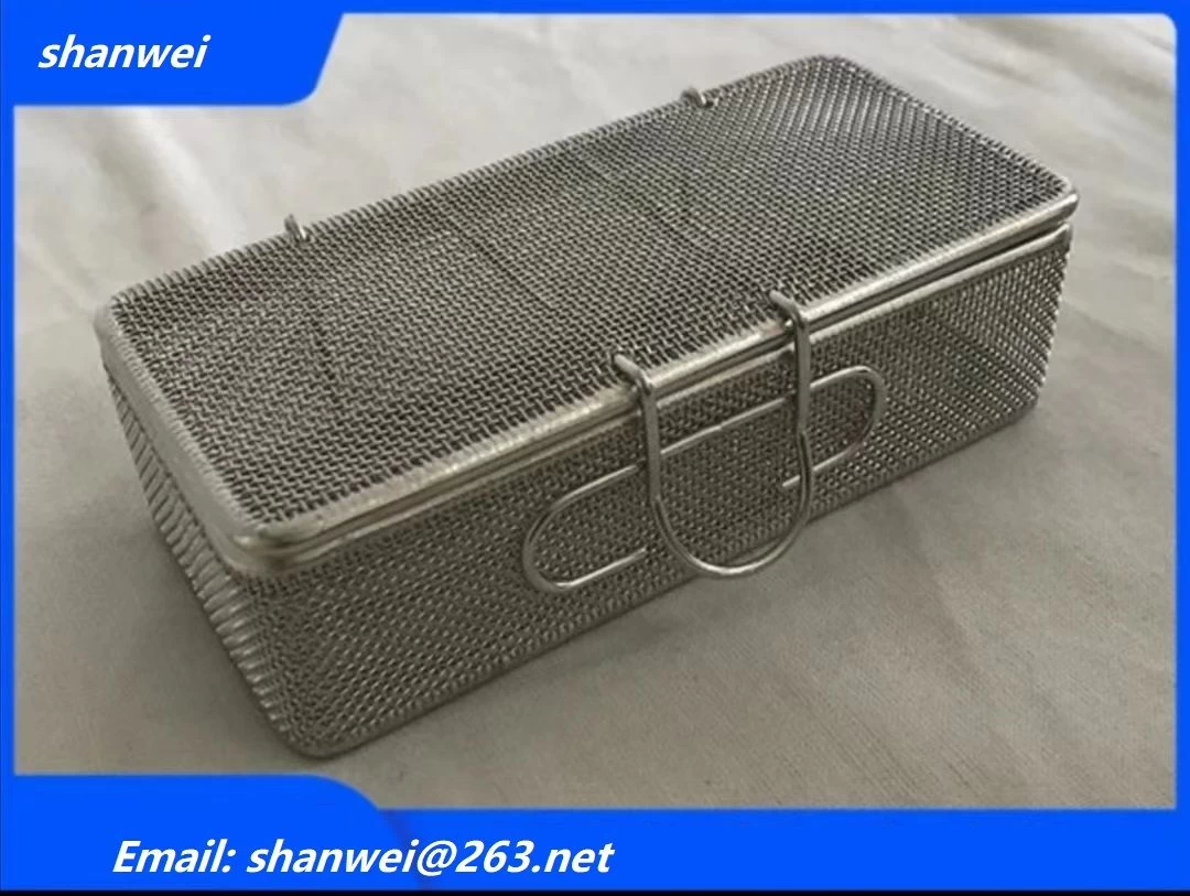Buy Sterilization Micro Mesh Tray With Lid Surgical Autoclave Holding ...
