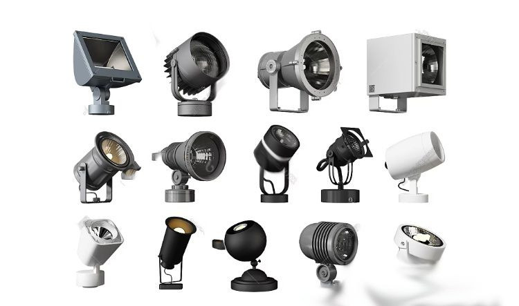 Buy 3d Model Of Outdoor Spotlights from Womeng (Xiamen) Optoelectronics ...
