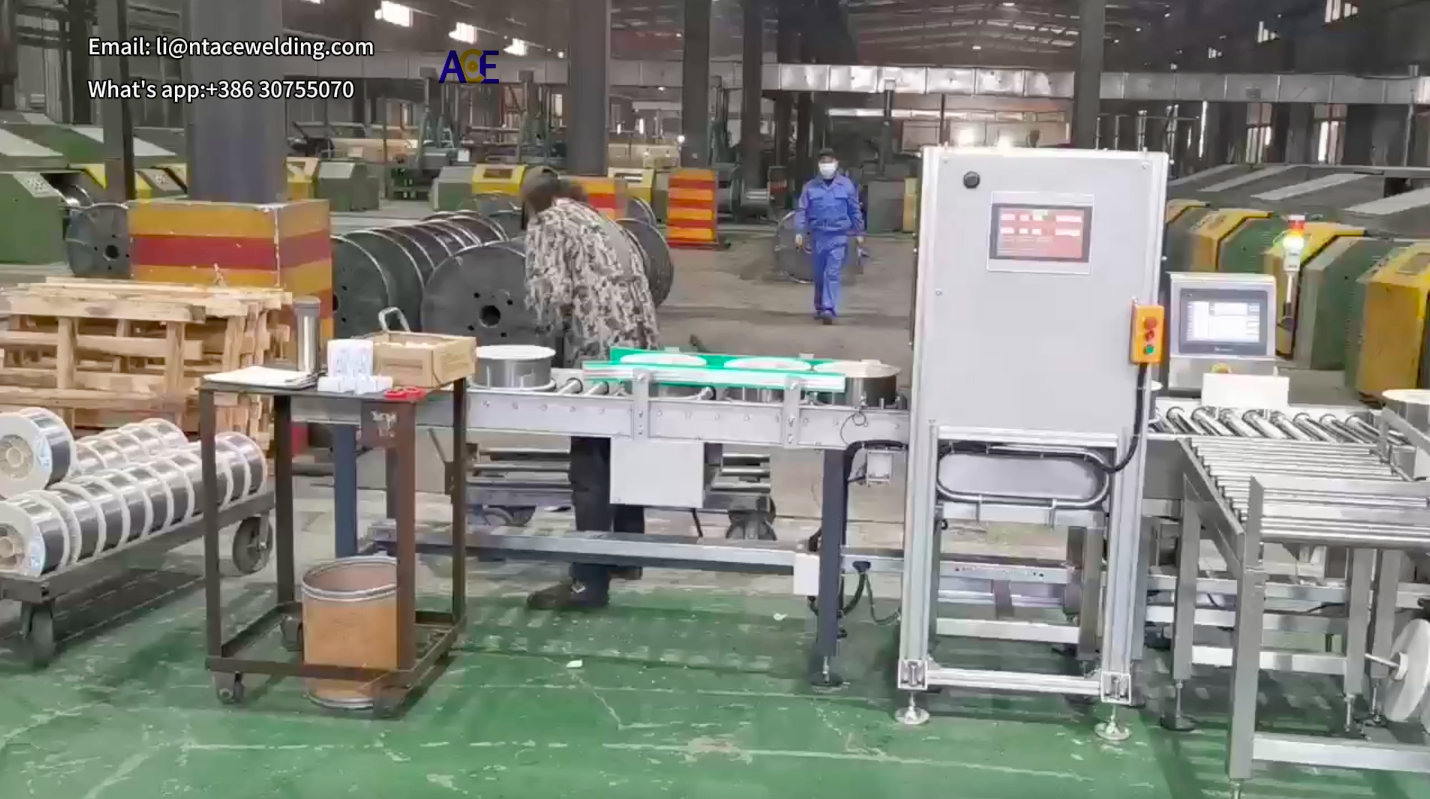 Buy Full Auto Packing Line For Flux Cored Welding Wire from Nantong ...