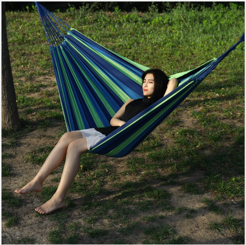 Buy 2-person Camping Hammocks Bed Extra Large Canvas Cotton Hamacas ...