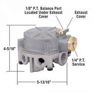 Buy 286370 Air Brake R8 Relay Valve For Mak Truck from Xingtai Zeno ...