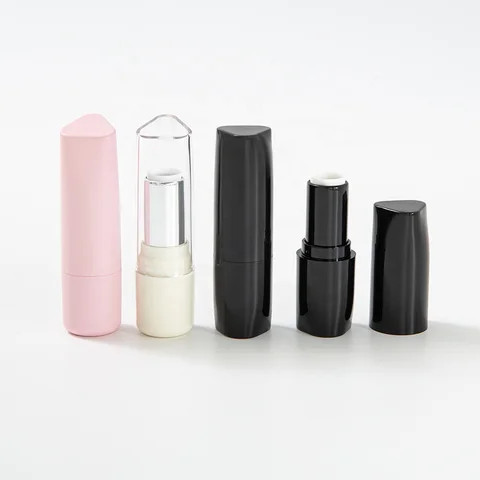 Buy 3.5g Triangle Unique Shape Lipstick Tube Empty Custom Art Lipstick ...