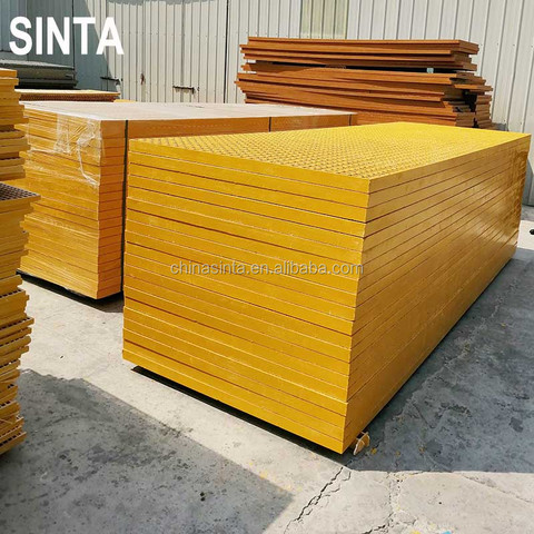 Buy 38*38mm Grp Moulded Grating 1220*3660mm Glass Fiber Reinforced ...