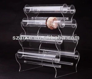 6 Tier Clear Acrylic Bangles Display Holder High Quality Clear Acrylic ...