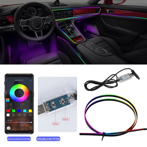 Buy Acrylic Chases Rgb Integrated App To Control Led Strip Car ...