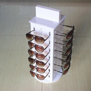 Buy Acrylic Counter Lock Case Cabinet Spectacles Rods Stand Eyeglass ...