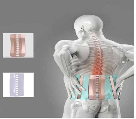 Buy Adjustable Custom Lumbar Support Back Brace Belt Protection Waist ...