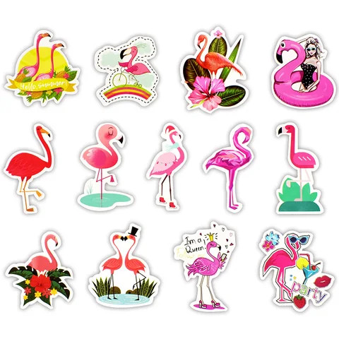 Buy Animal Cute Cartoon Vinyl Stickers For Water Bottles Laptop ...