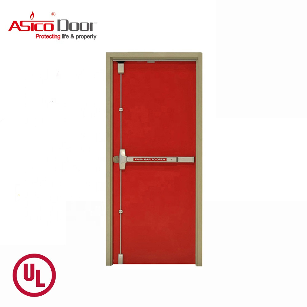 Buy Asico Bk67 Ul Listed Steel Fire Door With Certificate from Shandong ...