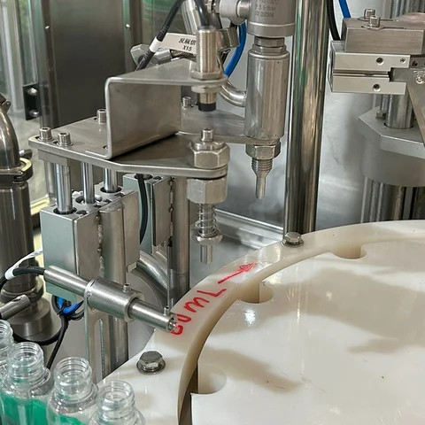 Buy Automatic Sprayer Pump Cap Filling Capping Labeling Machine Spray Bottle Packing Machine For ...