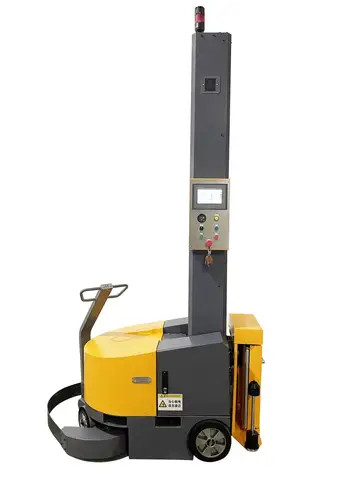 Buy Battery Powered Self Propelled Mobile Pallet Stretch Wrap Robot ...