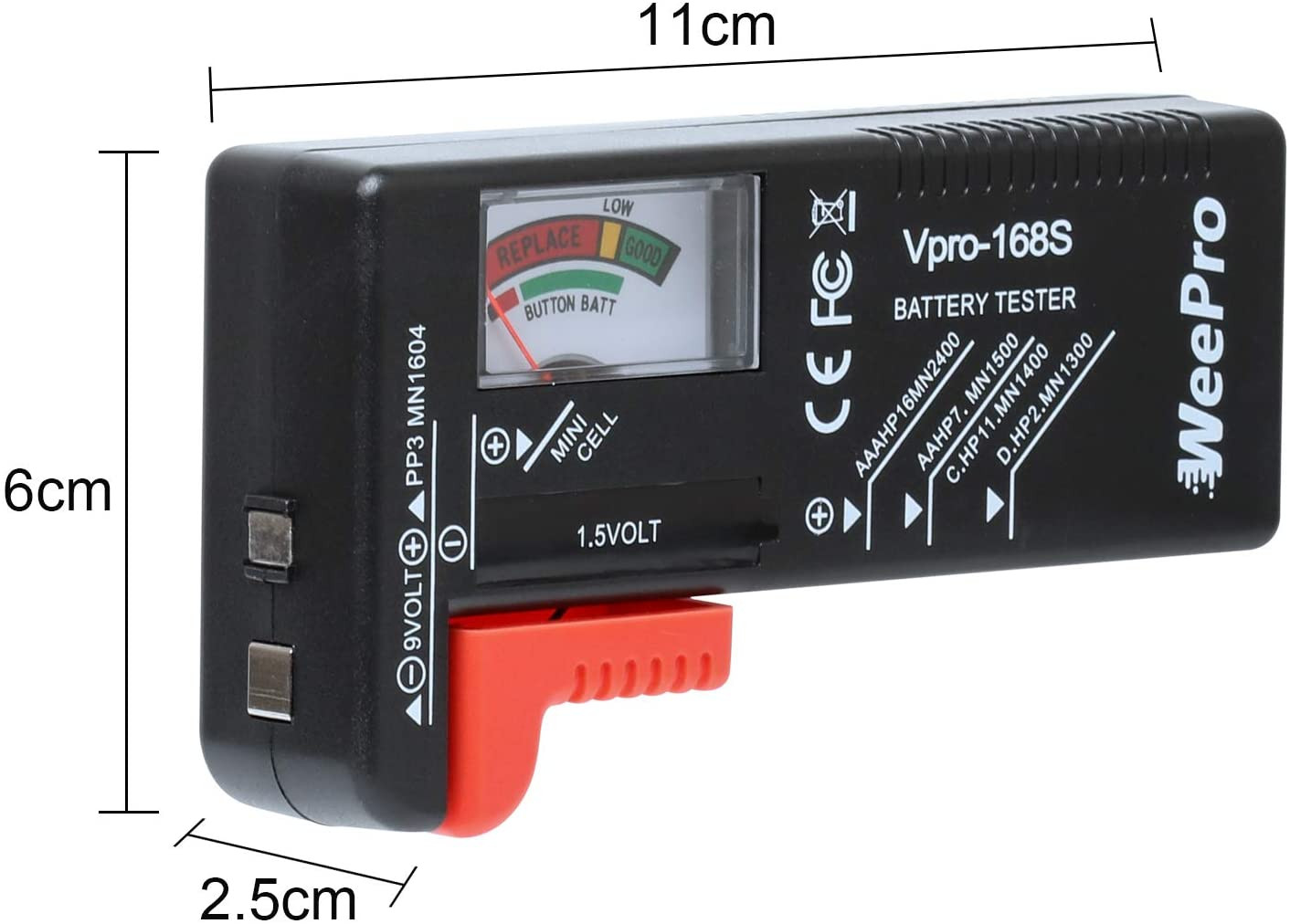 Buy Battery Tester Checker By Weepro - Universal Battery Tester Monitor ...