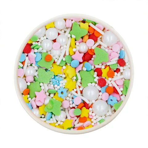 Buy Childrens Day Edible Sprinkles Green Butterfly Pink Star Jimmies ...