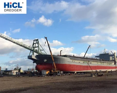 Buy China Hicl Shipyard 100t Self-unloading Sand Ship With Self ...