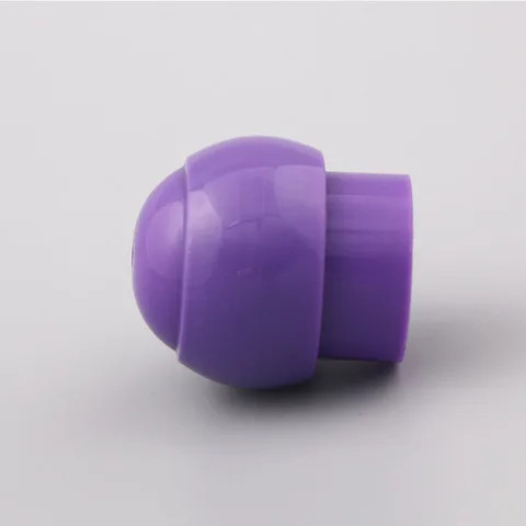 Buy Custom 15mm Round Violet Plastic Perfume Cap Easy Open End For Fea ...