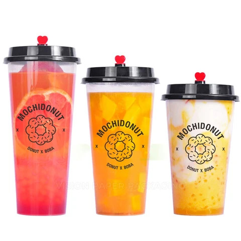 Buy Custom Logo Dabba Cups 16oz 22oz With Strawless Lid Printed Black ...