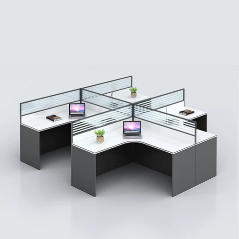 Buy Custom Modern Four-person Desk Staff Workstation Desk Workstation ...