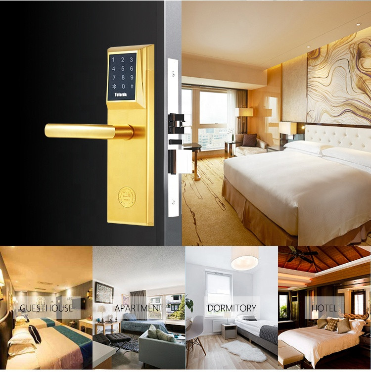 Buy Digital Hotel Keyless Security Room Smart Keyless Entry Rfid Hotel ...