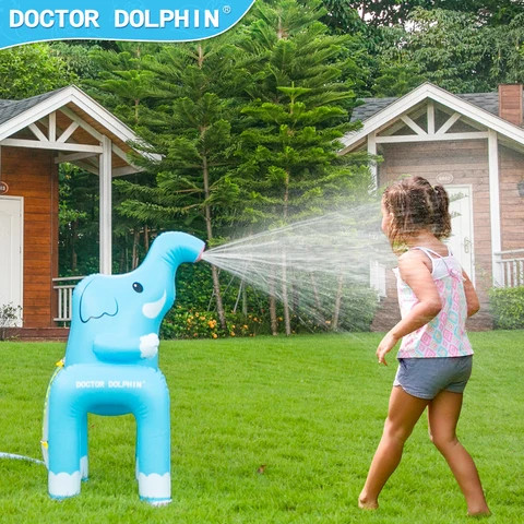 Buy Doctor Dolphin Elephant Spray Water Toys Inflatable Splash Back ...