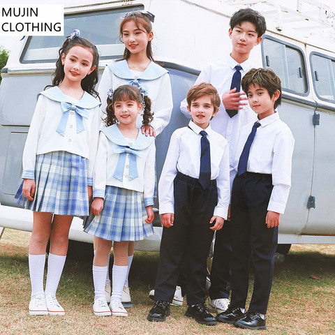 Buy Female Student Uniform Clothing Jk High School Student Clothes Suit ...