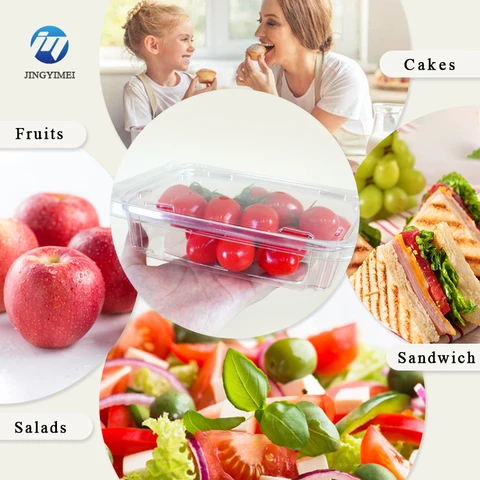Buy Fruit Plastic Box Clear Plastic Clamshell Fruits Box Container ...
