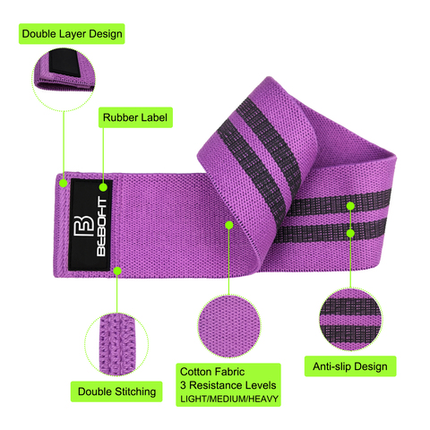 Buy Glute Hip Loop Band Exercise Resistance Bands With Custom Logo from ...