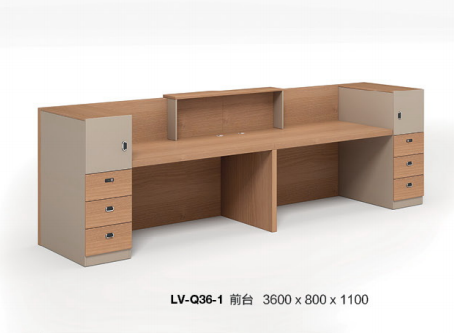 Buy Jxr1 Office Furniture Modern Wood Office Reception Counter Table ...