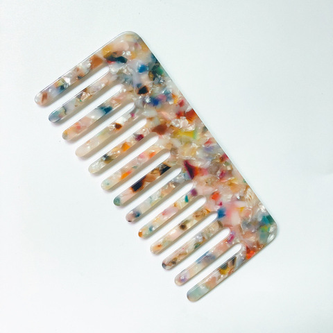 Buy Masterlee New Design Clear Magic Pattern Comb Colorful Cellulose ...