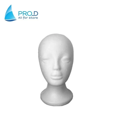 Buy Men And Women Head Hat Hat Scarf Wig Glasses Props Show Foam ...