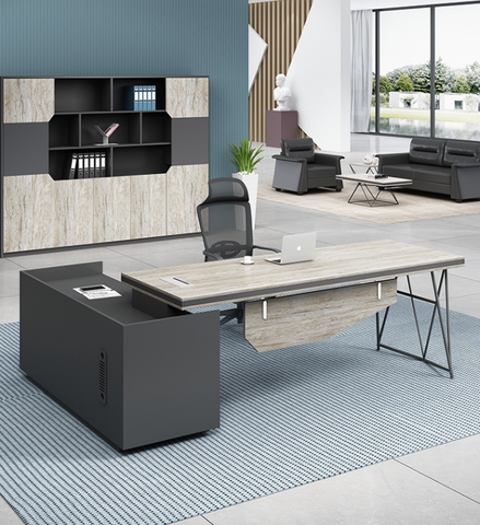 Buy Modern Minimalist Boss Desk Single Industrial Style Office ...