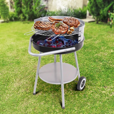 Buy Outdoor Camping Portable Adjustable Cooking Height Simple Round ...
