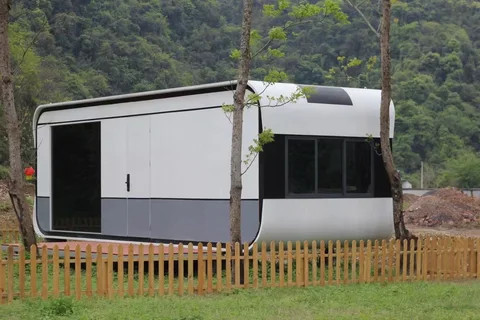 Buy Prefabricated House Pod Prefab Capsule Hotel Room Sleeping Apple ...