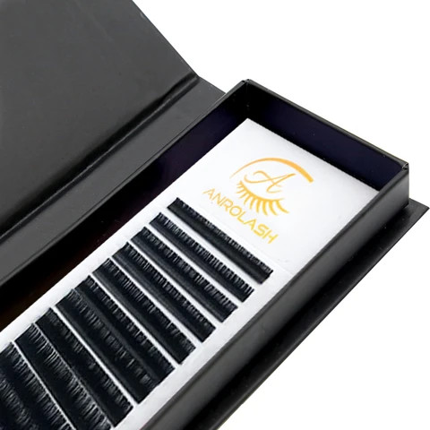 Buy Private Label Silk Mink Soft Natural Lashes Silk Eyelash Extensions ...