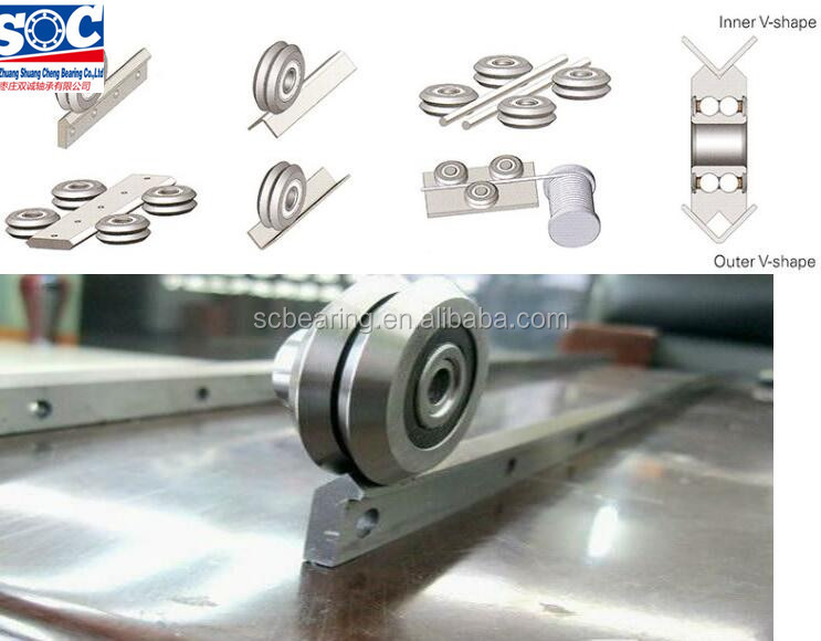 Buy Rm2-2rs Bearing 3/8" V Guide Wheels And Tracks Rm2 Rm2 2rs from ...