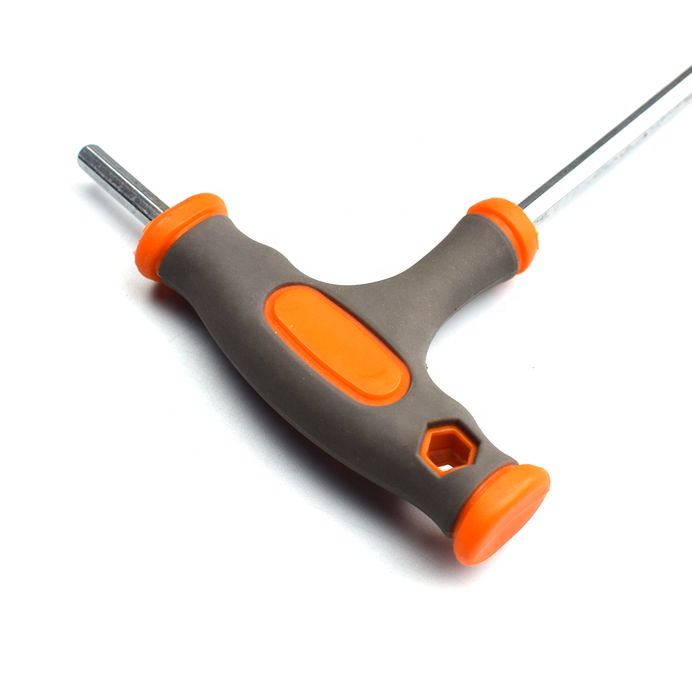 Import Single Allen Key Hex Key Wrench With T Type Plastic Handle from ...