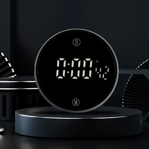 Buy Sound Adjustable Magnetic Round Counting Timer Cooking Alarm Clock ...