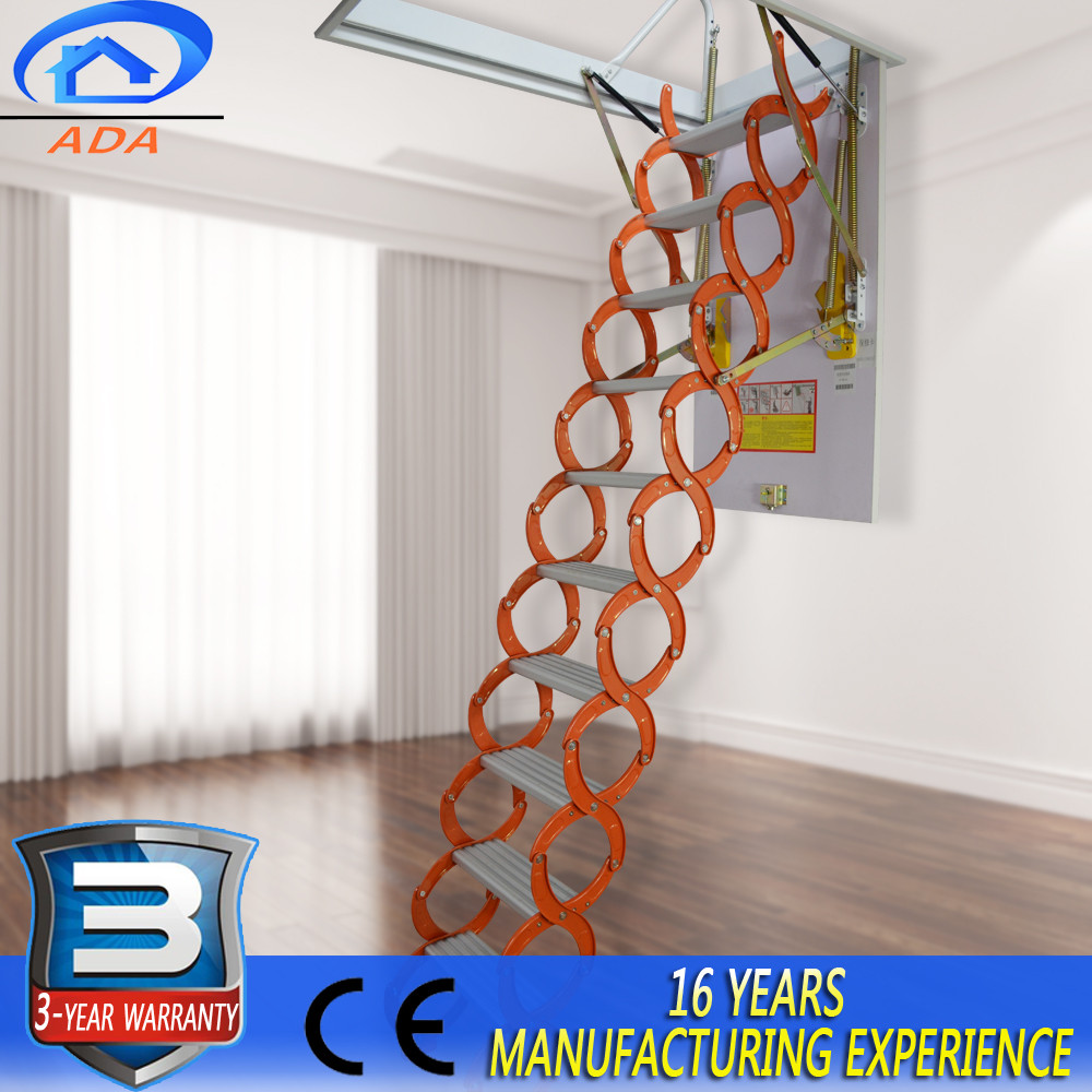 Buy Space Saving Scissor Loft Ladder With Non Slip Step from Henan ...