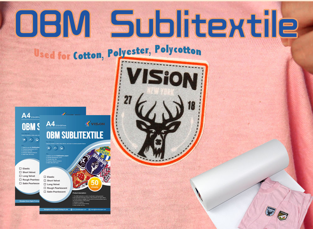 Buy Subli Flock Obm Sublitextile Sublimation Transfer Paper For Hats Clothes Patches from ...