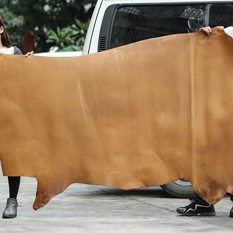 Buy Top Grain Cow Hides Cattle Real Leather Material Full Grain Crazy ...
